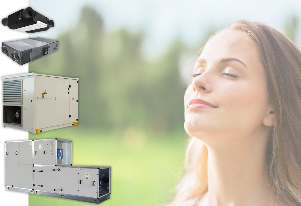 Ventilation system for large surfaces - Clivet S.p.A.